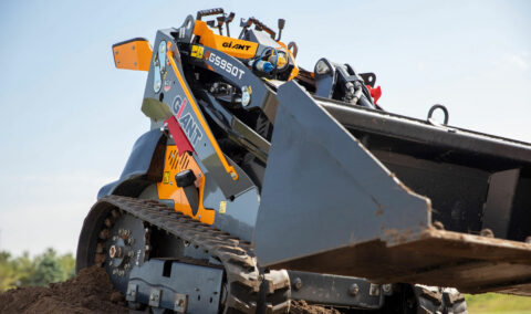 GS Series the Stand-on Mini-Skidsteer by Giant Loaders